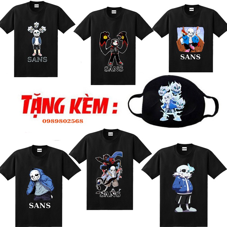 Gangster TEAM T-SHIRT COLLECTION - SANS Undertale toxic | Shopee ...