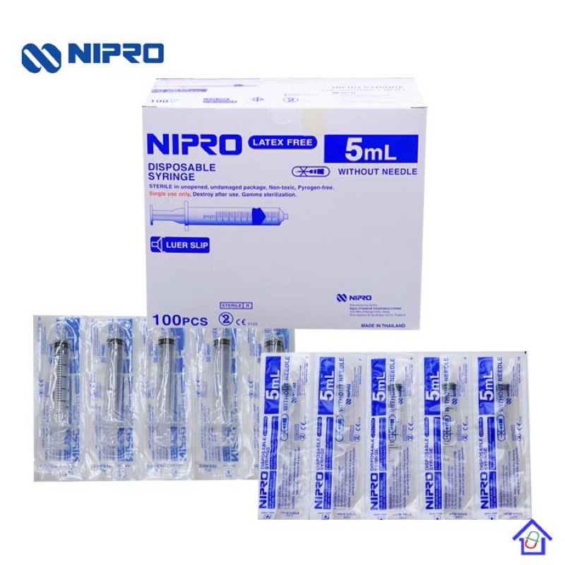 Nipro Syringes 5 ml (100 Pieces/Box) | Shopee Philippines