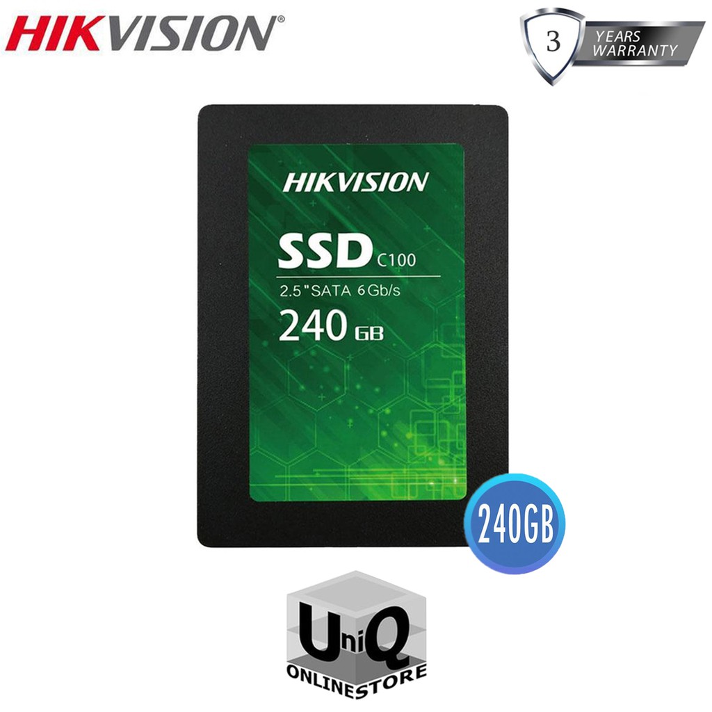 HikVision SATA III (HS-SSD-C100/240G) with 3 Years Warranty | Shopee ...