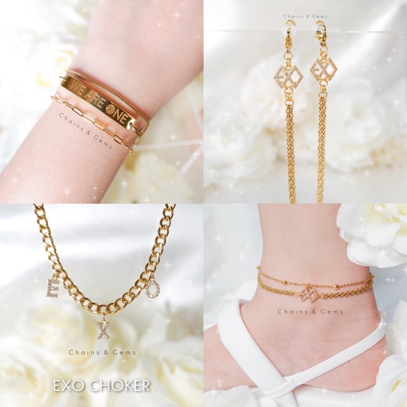 EXO Inspired Collection by Chains & Gems | Shopee Philippines