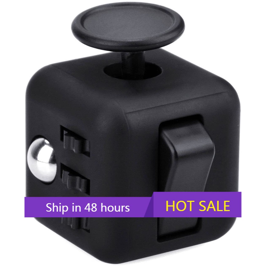 Fidget Cube Toys 6 Sides Hand Toy Every Day Carry Fiddle Cubes Help To ...