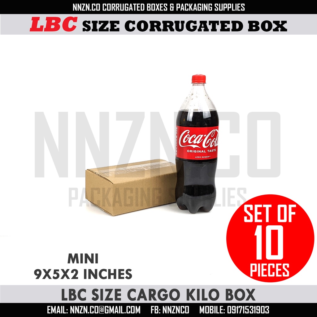 NNZN Mini LBC Express Sizes Corrugated Cargo Shipping Boxes Kraft Box ...