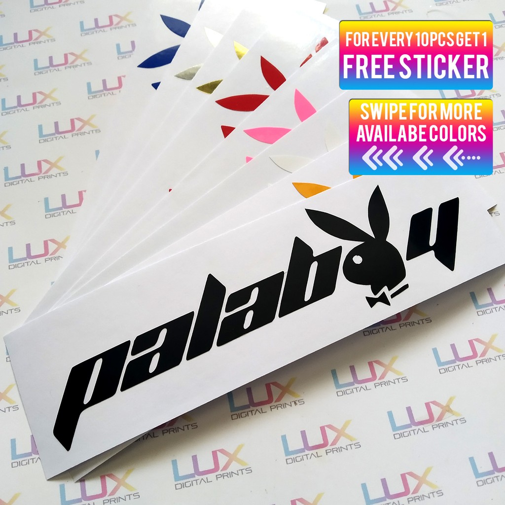 PALABOY Die-Cut Vinyl Sticker /Decal/laptop/mugs/tumblers etc. | Shopee ...