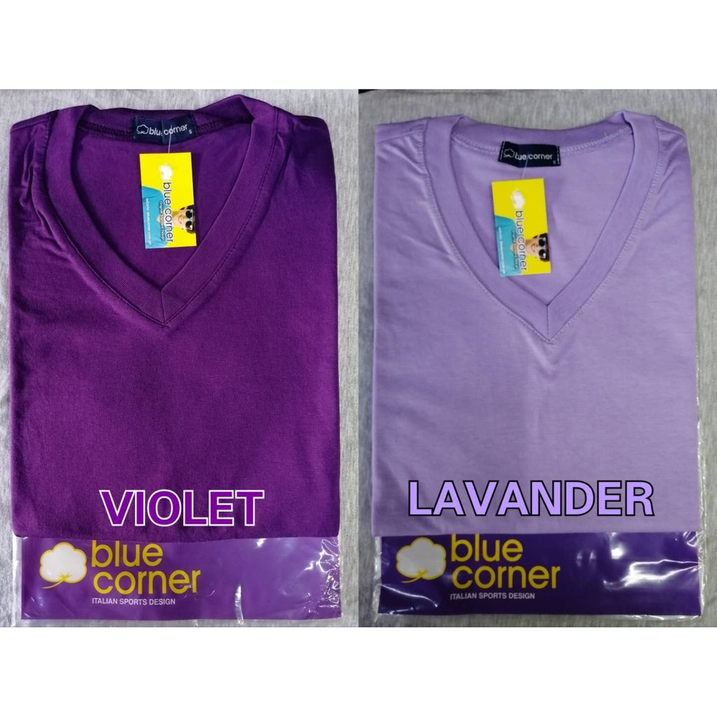 Blue Corner V-neck For Adult (UNISEX) (COLORED & WHITE) | Shopee ...