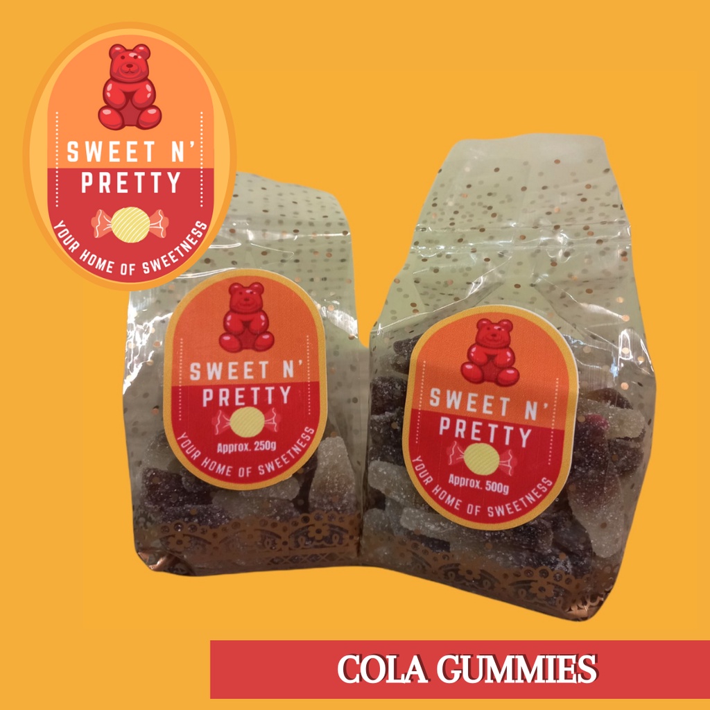 Sweet N' Pretty COLA GUMMIES - 500grams Kutkutin and Gummies | Shopee ...