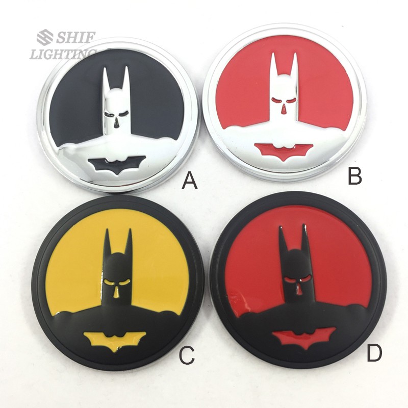 1 x Metal Bat Logo Batman Hero Car Motor Dark Knight Emblem Sticker ...