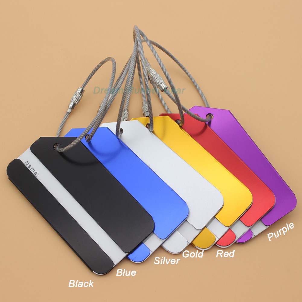 Personalize Luggage Tag Suitcase Label Name Address Backpack ...