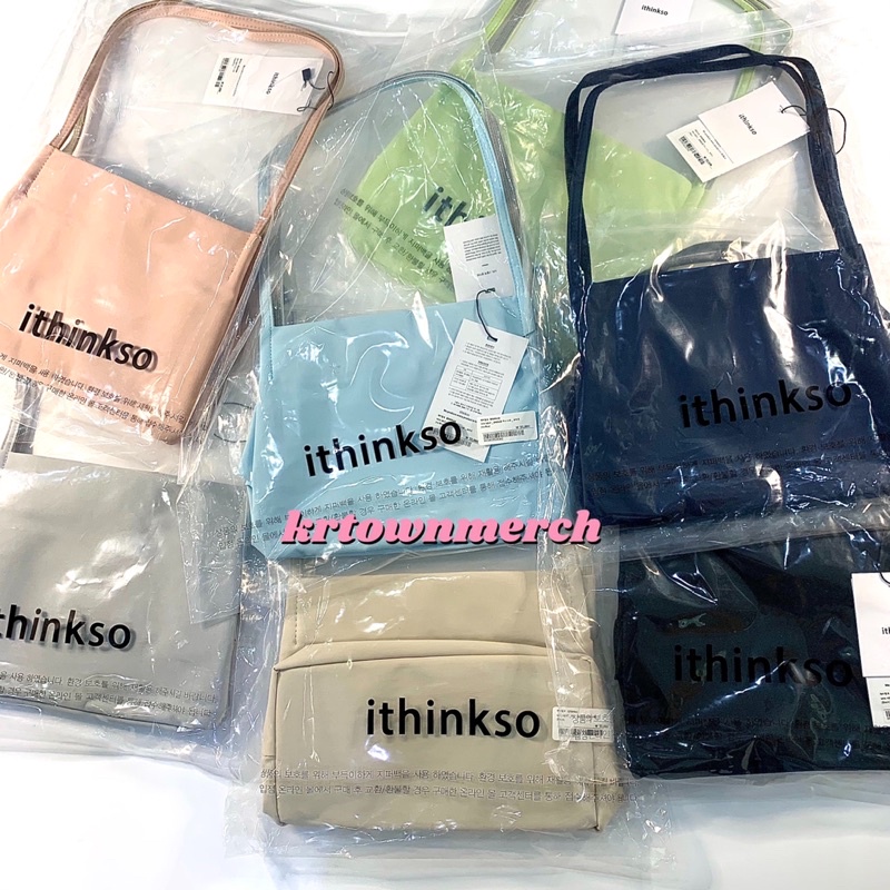 [READY] ITHINKSO KOREA | Mini Neat Bag Black / Gray / Peachpink / Beige ...