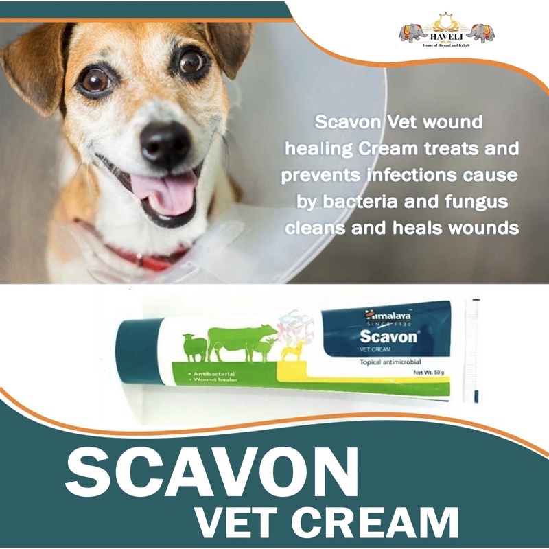 Himalaya Scavon Pet Wound Healer Antimicrobial Vet Cream For Animals ...