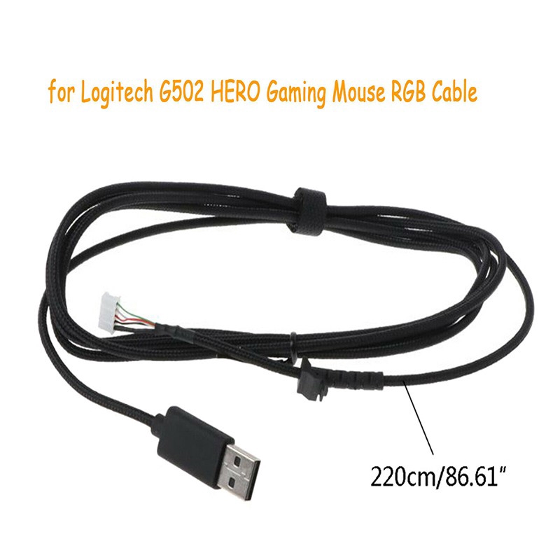 For Logitech G502 HERO Gaming Mouse RGB Cable Replacement Mouse Cable ...