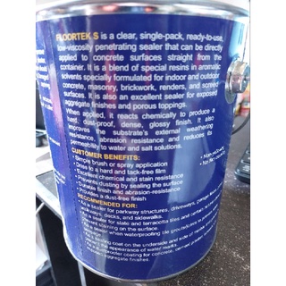 Buildrite Floortek S Resin Based Sealer 4Liters/Gallon | Shopee Philippines