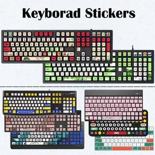 Desktop Computer Keyboard Stickers Cartoon Keyboard Stickers Animation ...
