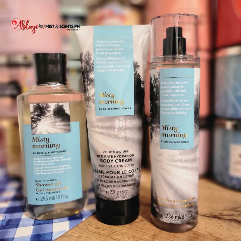 MISTY MORNING Fine Fragrance Body Mistby Bath & Body Works | Shopee ...
