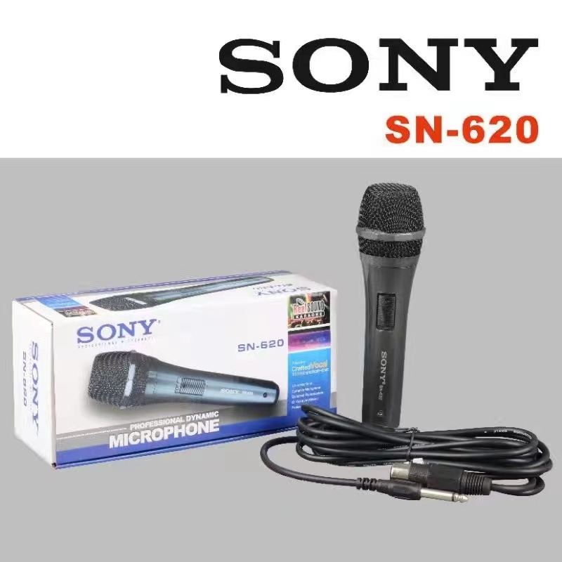 SN-620 Professional Dynamic Microphone With 3Meters Mic Chord | Shopee ...