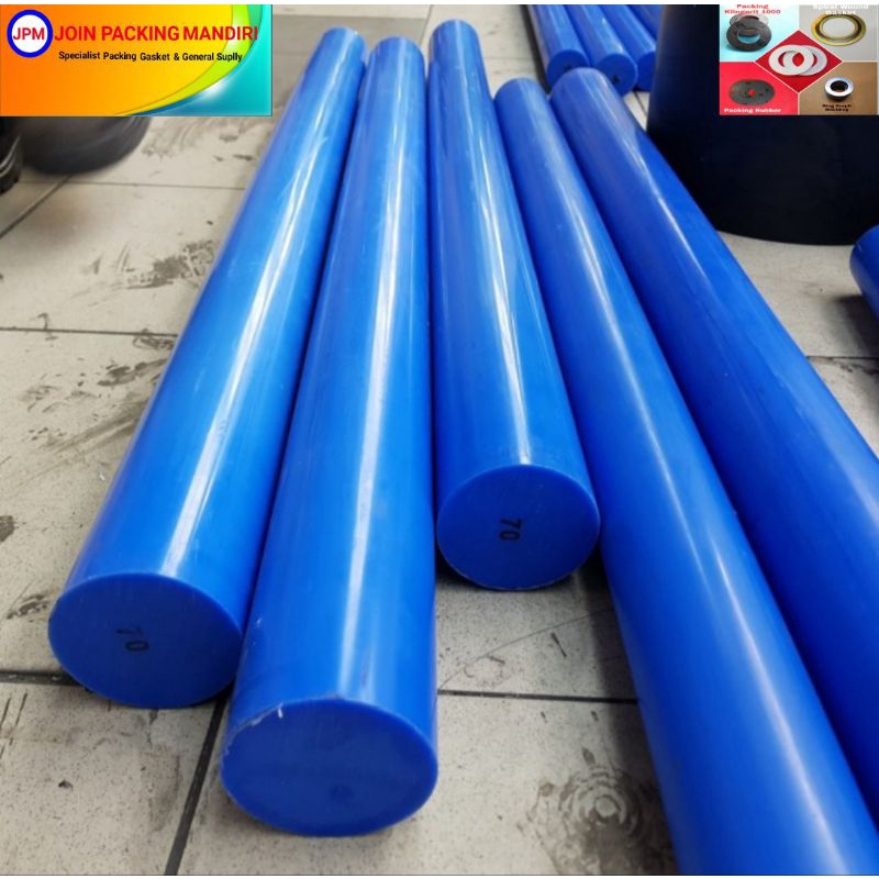 Mc Nylon Blue Rod Thickness 10mm x 50cm / Nylon Bar | Shopee Philippines