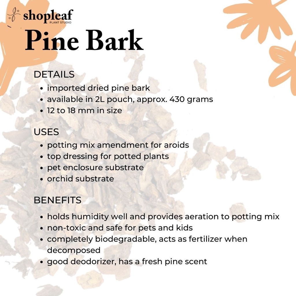 Shopleaf Pine Bark Substrate (500grams) | Shopee Philippines