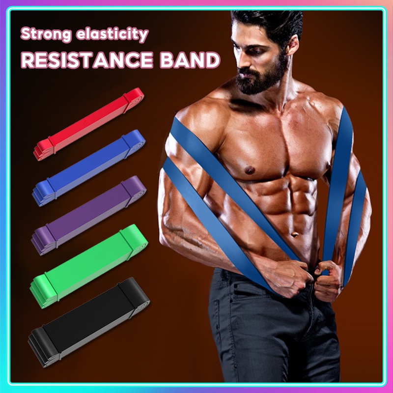Manila Yoga Pull Up Assist Resistance Band Exercise Loop Bands Elastic ...