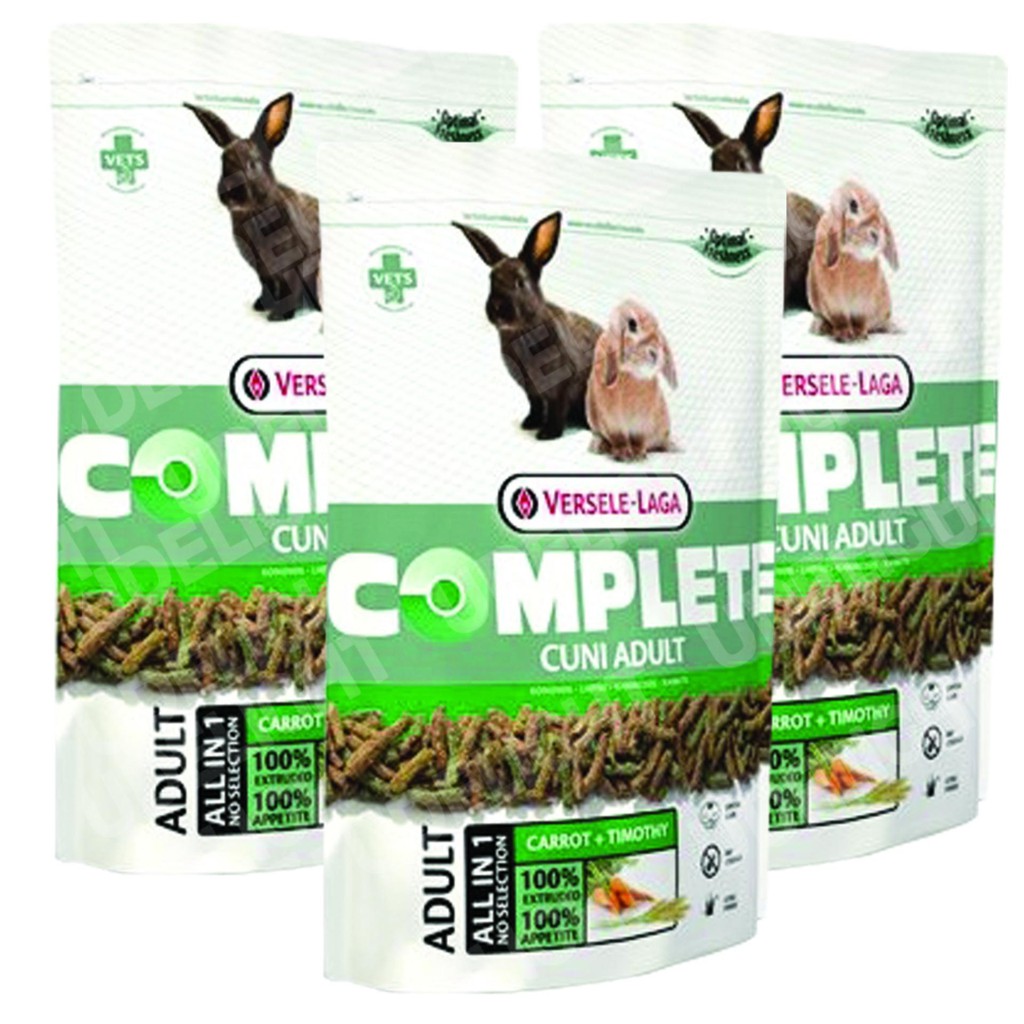 Versele-Laga All in 1 Fibre-Rich Chunks for Adult (Dwarf) Rabbit Food ...