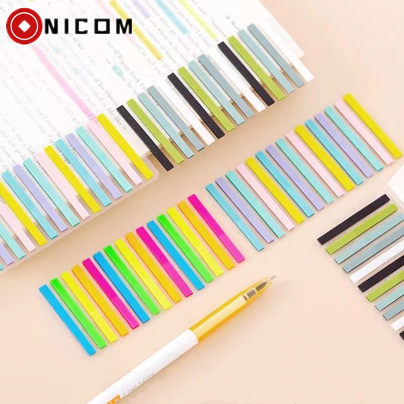 300 Sheets Index Stickers Label Paper Mark Key Indication Fluorescent ...