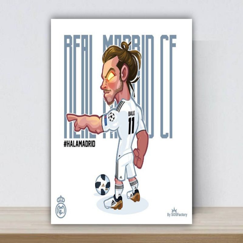 Gareth Bale/A3+/Without frame a wall Poster. | Shopee Philippines
