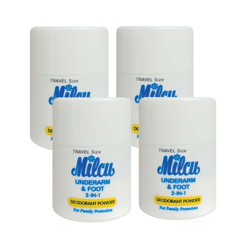 Milcu Deodorant Powder 25 grams (Travel Size) | Shopee Philippines