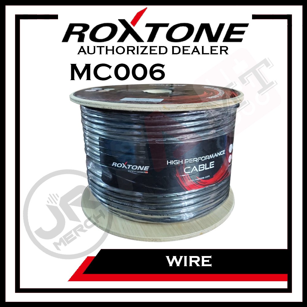 Roxtone 1 ROLL (MC006L1000) Balance Stereo Heavy Duty 22 AWG Microphone ...