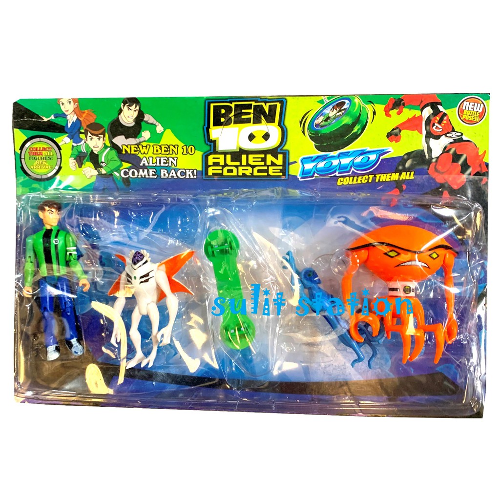 BEN 10 TEN ACTION COLLECTIBLE COLLECTION TOY FIGURES figure CAKE TOPPER ...