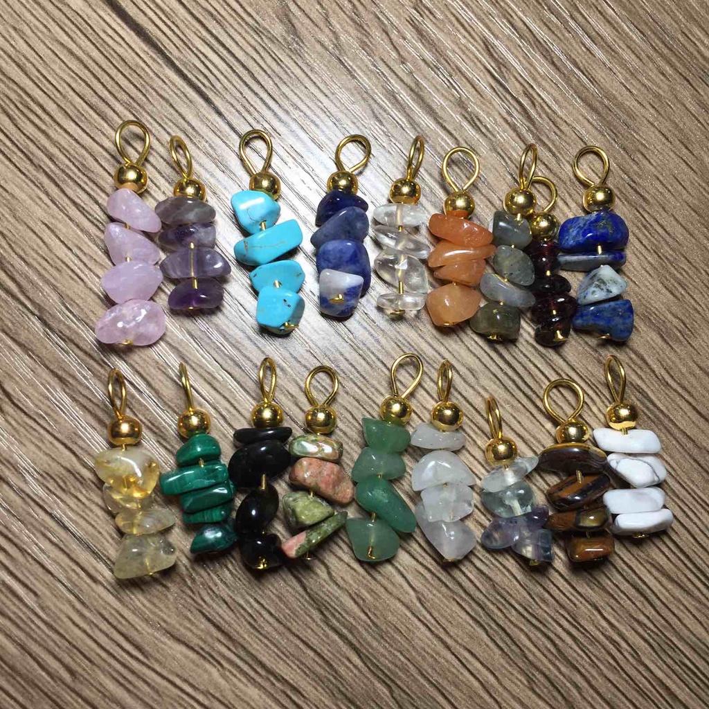 Rose Quartz, Citrine, Amethyst, Small Chipstone Natural Stone Crystal ...