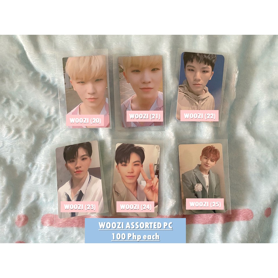 WOOZI ASSORTED PHOTOCARDS (CARDS 20 - 39) | Shopee Philippines