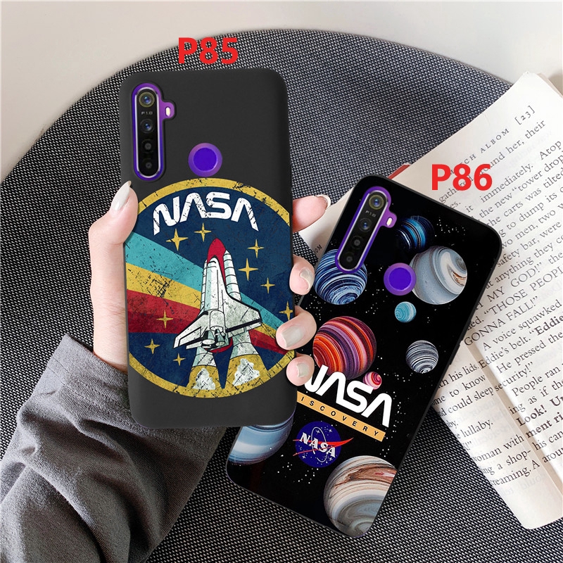 Custom NASA Pattern Casing OPPO Realme C3 C12 C15 C2 REALME C20 C21 ...