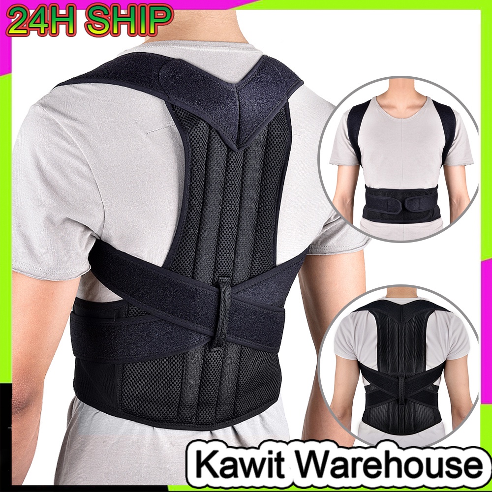Adjustable Back Posture Corrector Lumbar Support Belt Correction ...