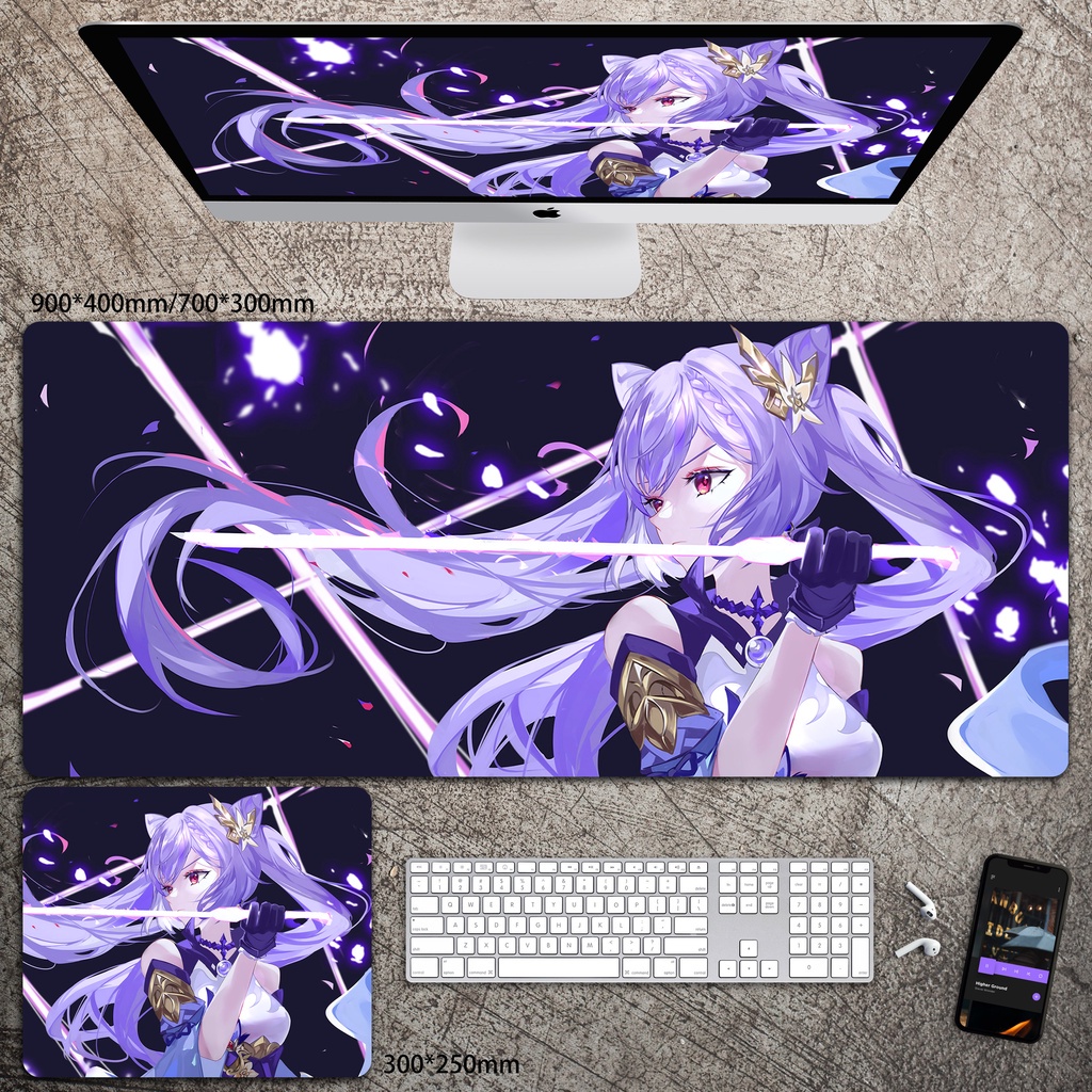 Full Character Mouse Pad Walnut Table Mat Gan Yu Game Genshin Impact ...