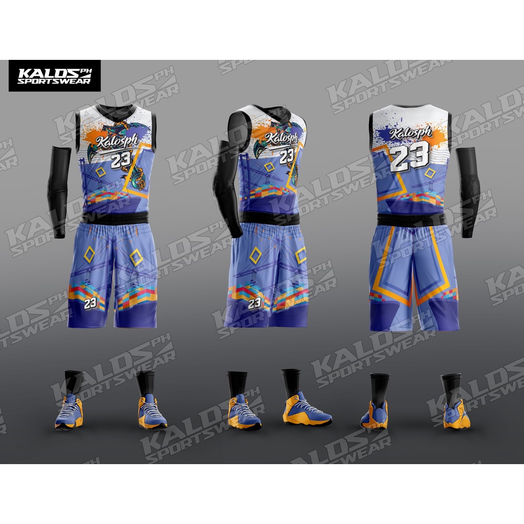 00140 SEAFARER MARINE SEAMAN DESIGN BASKETBALL JERSEY SET SANDO AND ...