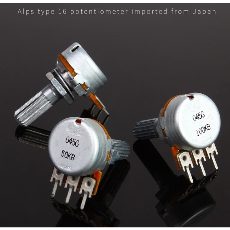 Japan Original ALPS RK16 Type 16 Double 3 Pin 10KB 50KB 100KB HiFi ...