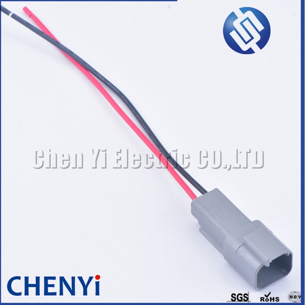 1Pcs Deutsch Dt04-2P Dt06-2S Car Waterproof Connectors Male and Female Plug with 2 3 4 6 8 12 ...