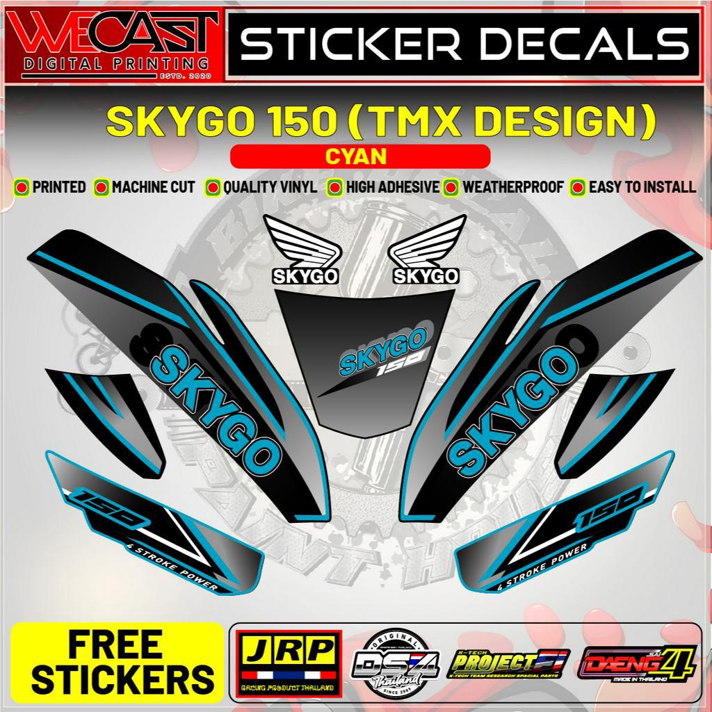 WECAST Skygo 150 Tank and Head Decals Sticker for Motorcycle ...