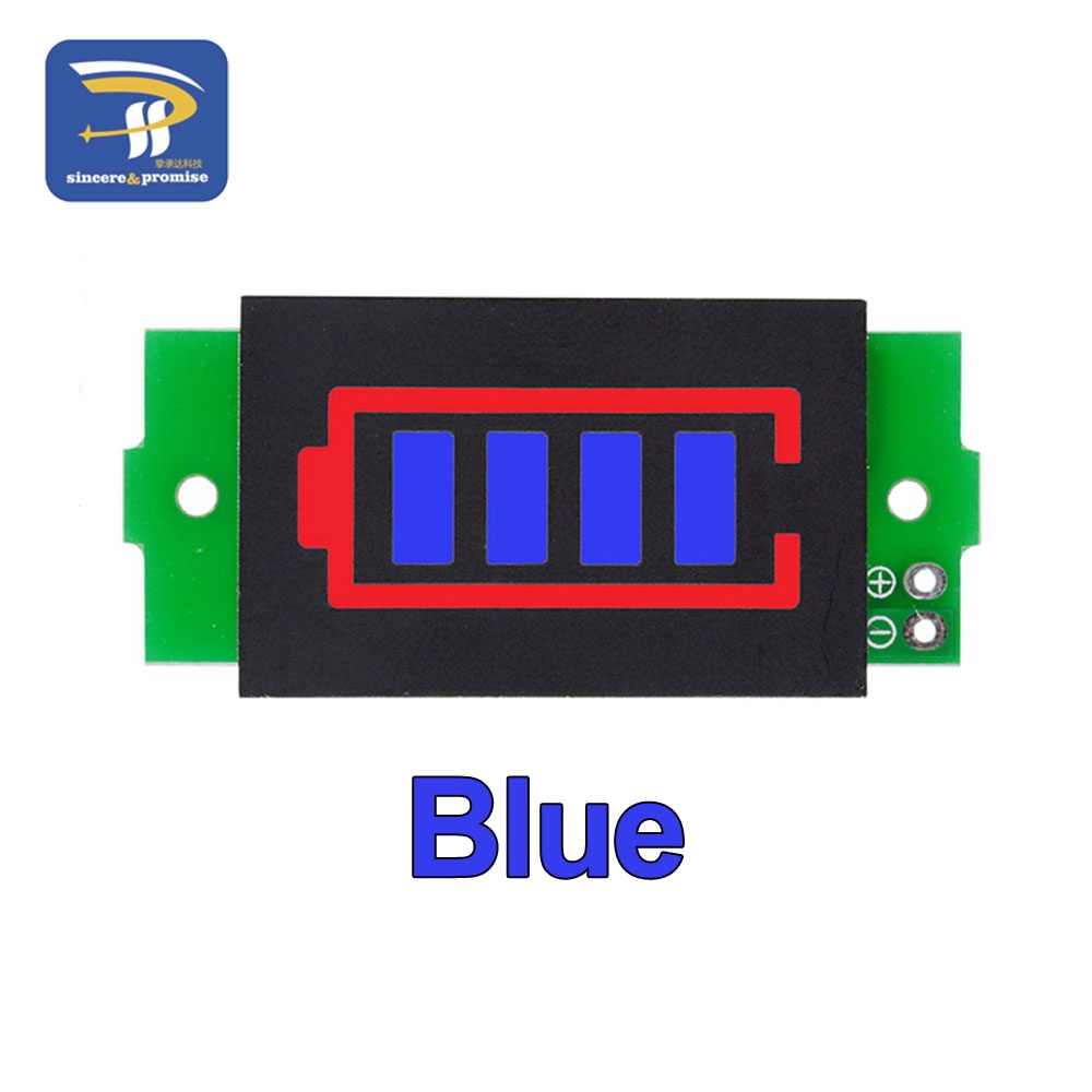 1/2/3/4/5/6/7/8S Lithium Battery Capacity Indicator Module Blue Green ...