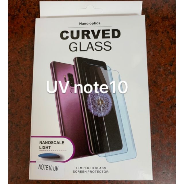 Galaxy Note 10 Tempered Glass Full UV Glue | Shopee Philippines
