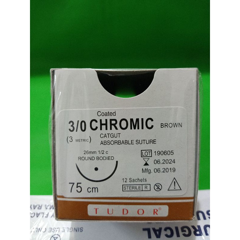 3/0 Chromic Round 12 Sachets | Shopee Philippines