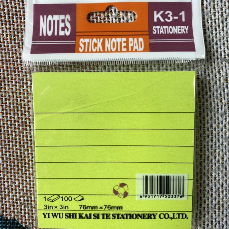 Joy Sticky Notes Stylish Film Index See Through 125 Sheets 5 Assorted ...