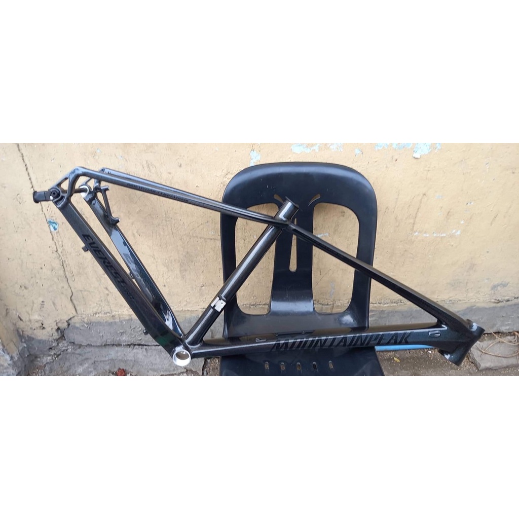 AUTHENTIC MOUNTAIN PEAK FRAME EVEREST PRO 27.5 LARGE MATT BLACK RED FOR ...