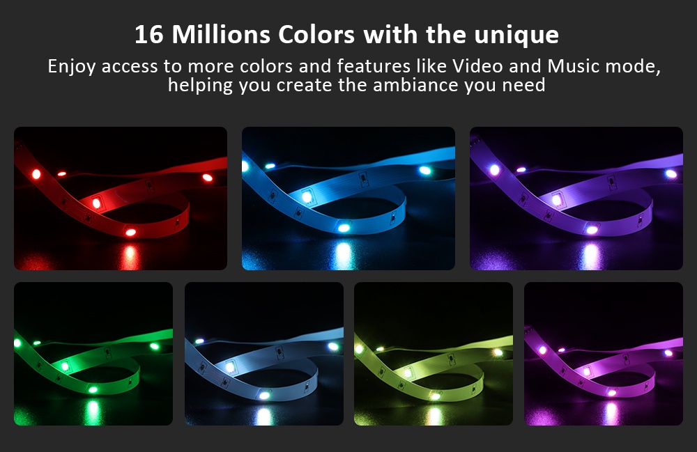 Ambient TV PC Backlight LED Strip Lights For HDMI Devices USB Tape ...