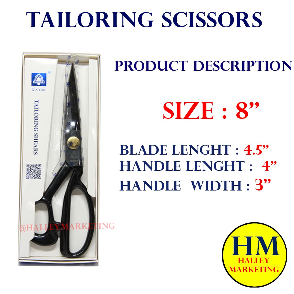 [QX.YUN] TAILORING SCISSORS / FABRIC SCISSORS | Shopee Philippines
