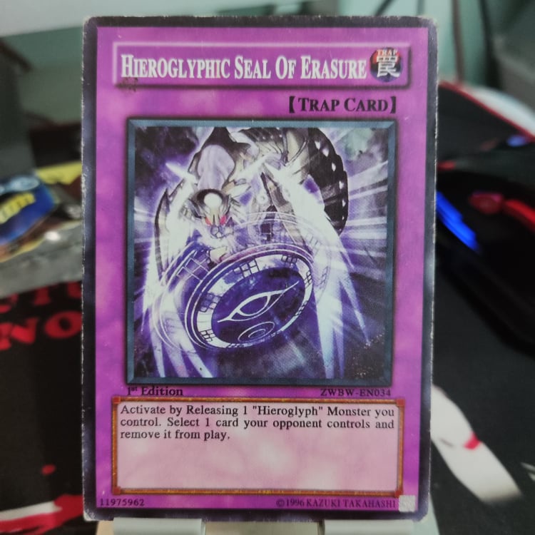 Hieroglyph Seal of Erasure | Yu-Gi-Oh! Trading Card Game | CL@$S A ...