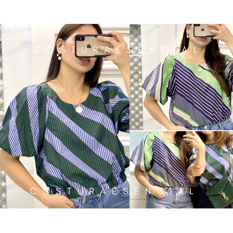 Costura Roundneck Puff sleeves up to Semi XL ( garterized waist-Rani ...