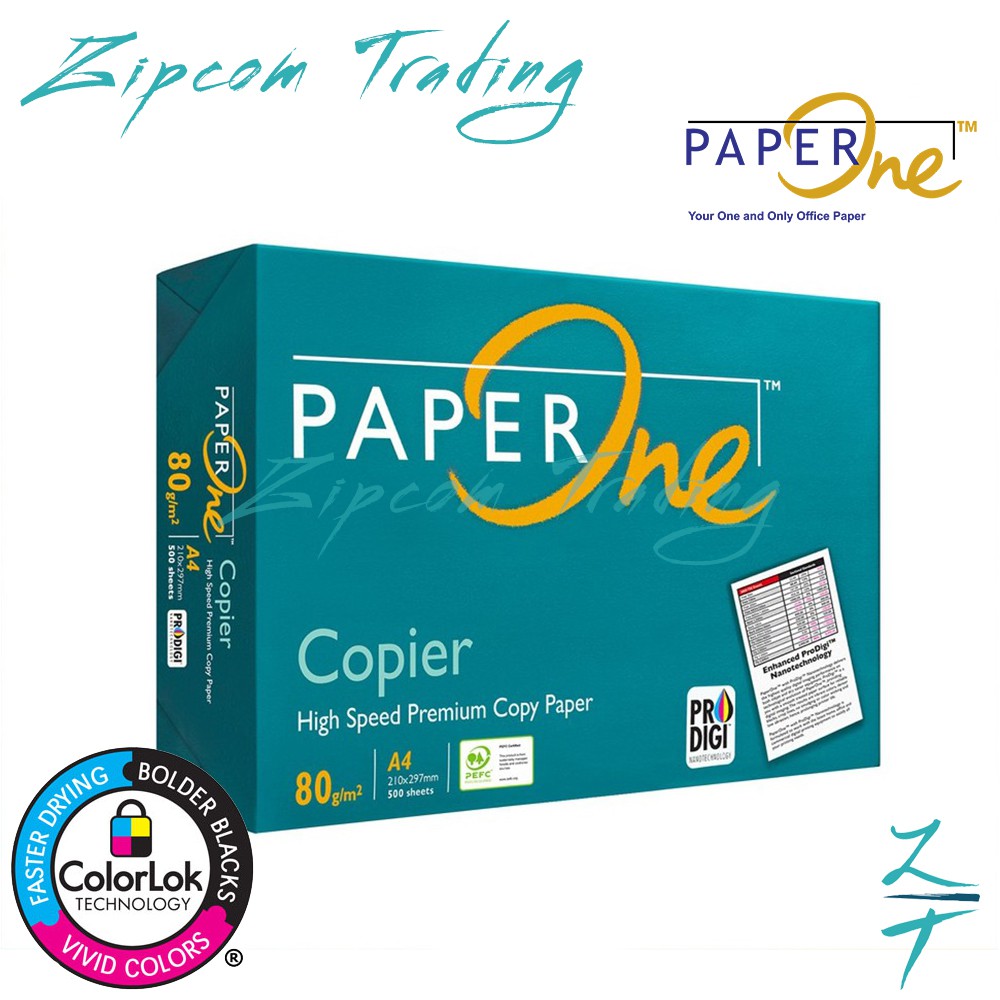 PaperOne A4 Copier Paper - 80gsm (500 Sheets) | Shopee Philippines