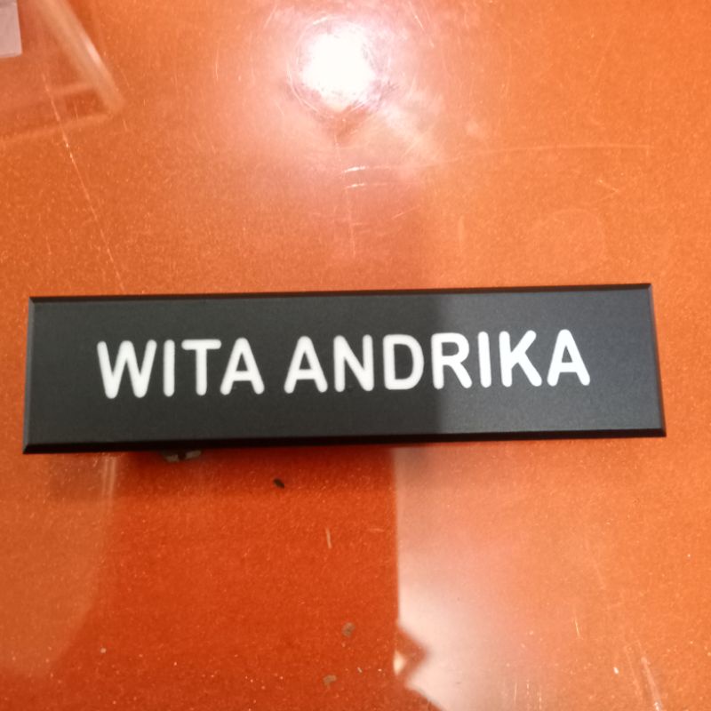 [Grafir + Router] Full Black Matte PDH Name Plate - Nametag for Civil ...