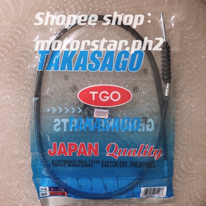 YTX125 BRAKE CABLE COMP TAKASAGO For Motorcycle Parts | Shopee Philippines