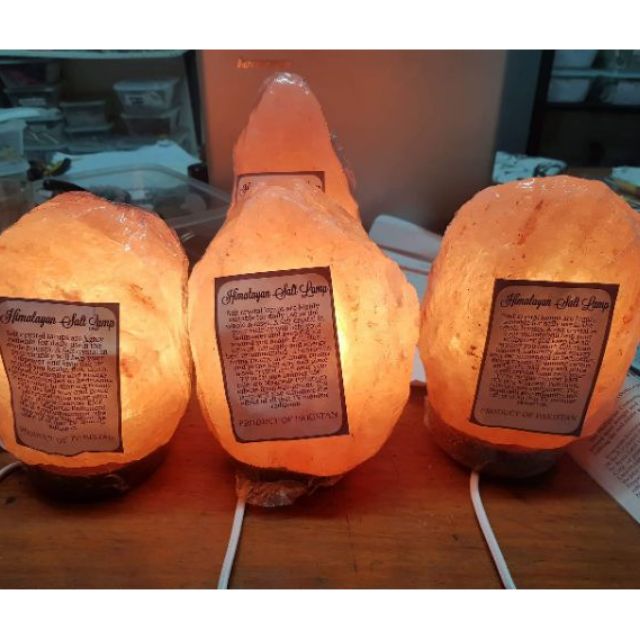 HEAVY WEIGHT LARGE 2-3 kg HIMALAYAN SALT LAMP 100% Authentic with ...