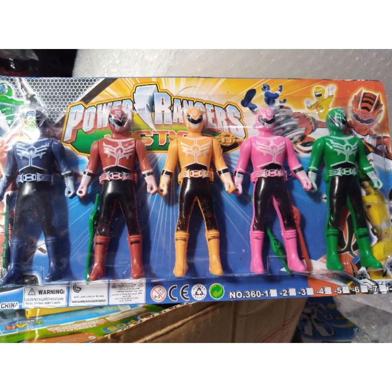 5-pack power rangers Toy | Shopee Philippines